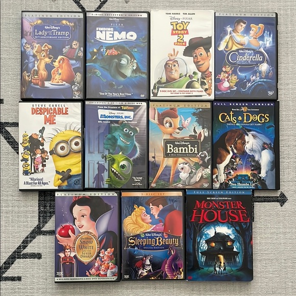 Media | Disney And Animated Movie Dvd Collection | Poshmark